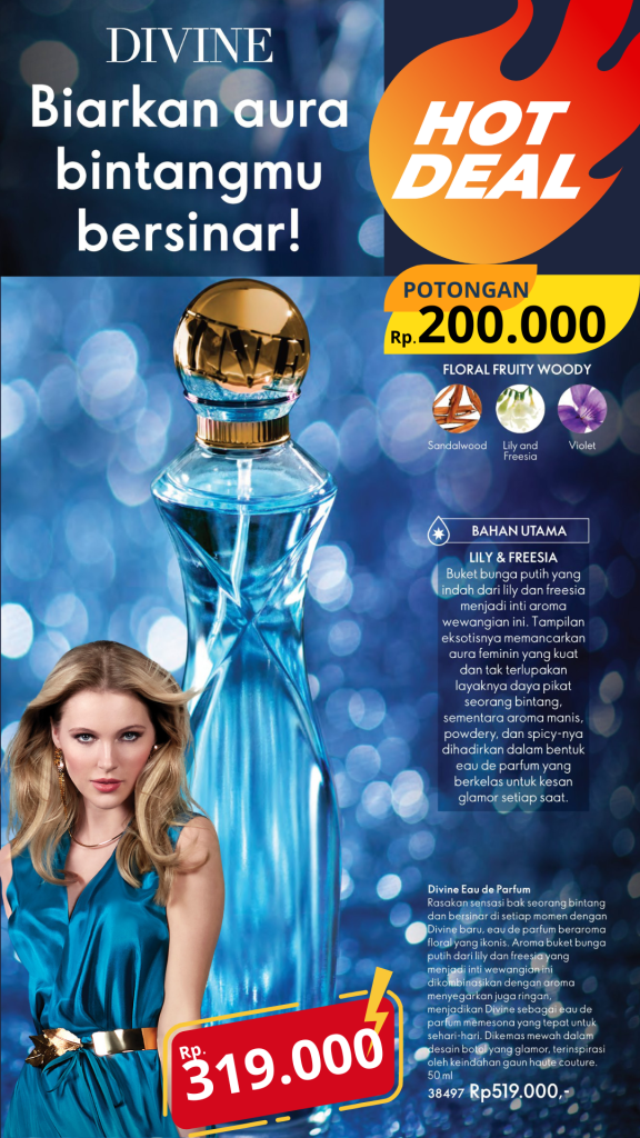 Jual DIVINE Eau de Parfum | Hemat 200K